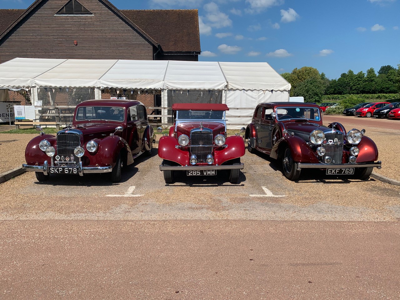 Alvis Owner Club. South East Section Monthly gathering at Denbies Wine ...
